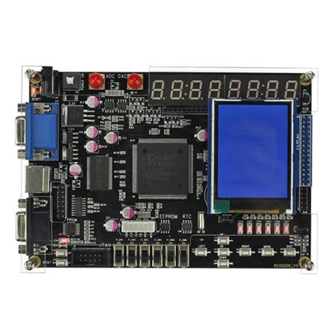 xilinx fpga development spartan 3e xc3s500e pqg208 board 2 4 tft lcd