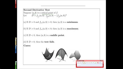unit 22 4 classifying critical points from formulas youtube