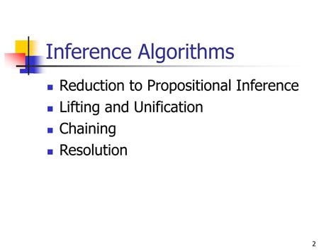 Ppt Inference In First Order Logic Powerpoint Presentation Free Download Id6038061