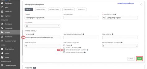 Install Ansible Awx On Centos 8 Rocky Linux 8 Computingforgeeks