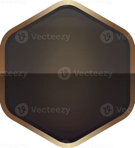Empty Button In Medieval Style For Ui Design Classic Bar And Frame