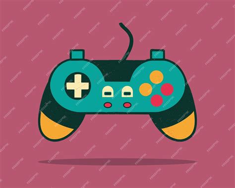 Premium Vector Joypad Vector Flat Color Icon Game Joystick Vector
