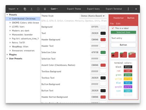 Redesign Main Lists Based On Gnome Hig · Issue 190 · Themix Project