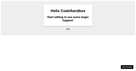 React Hover D Codesandbox