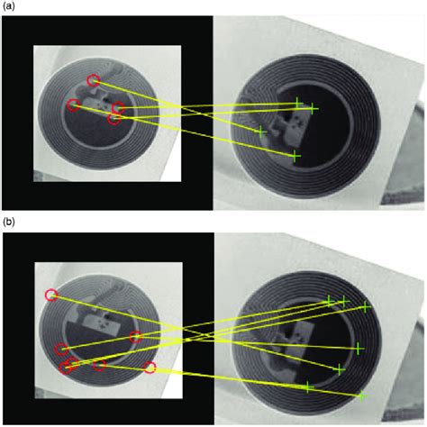 Image Matching Result Of Round Rfid Tag A Surf Matching Results And