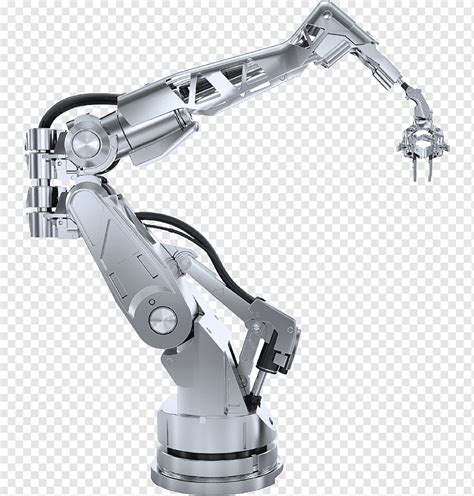 회색 로봇 팔 그림 로봇 팔 로봇 공학 로봇 용접 산업용 로봇 로봇 팔 각도 전자 제품 공학 Png Pngwing