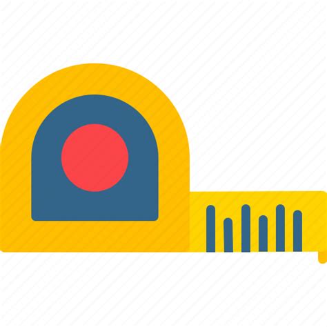 Construction Measure Measurement Measuring Tape Tool Icon