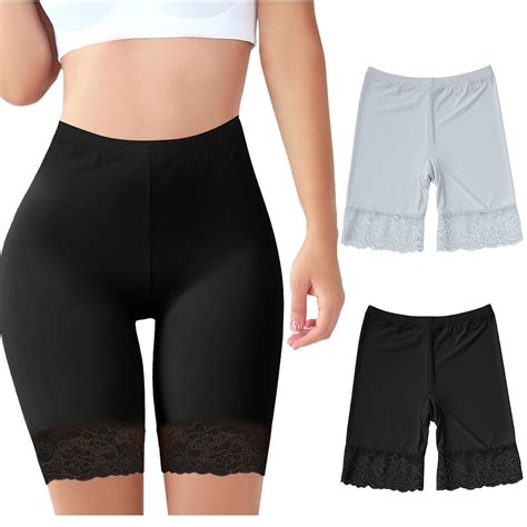 Akafmk Plus Size Underwear For Women High Waisted Briefs Ice Silk