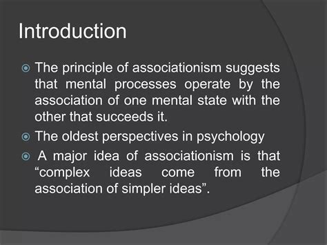 Associationism Pptx
