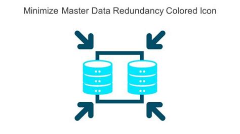 Minimize Data Redundancy Icon Powerpoint Presentation And Slides