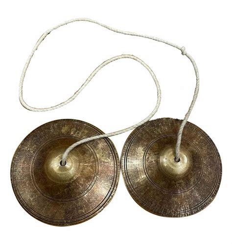 Golden Brass Manjira At Rs 930piece In Vrindavan Id 2853472043673