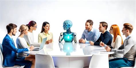 3d Ai Driven Marketing Strategy Concept Creative Marketing Team Collaborating On Innovative Ai