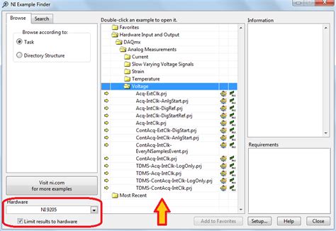 simple example using ni 9205 with labwindows ni community
