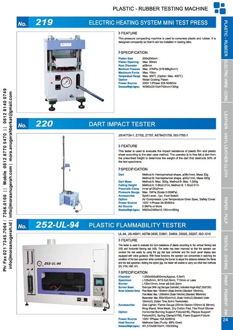 Harga Alat Uji No 220 Dart Drop Impact Machine