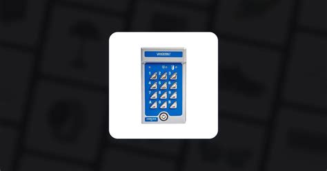 Vanderbilt V42 Codelock With 2 Codes • Se Priser
