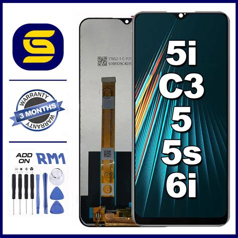 LCD REALME 5i C3 5 6i 5s Compatible For Glass Original Touch Screen Digitizer Shopee Malaysia