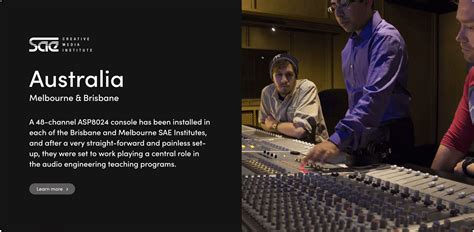 The Audient Asp8024 Console Revolutionizes Learning At Brisbane And