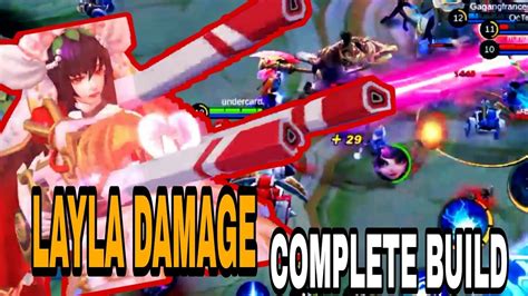 Layla DamÀgecomplete Itemsmlbb Gameplay Youtube