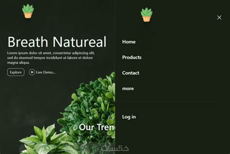 تصميم صفحة هبوط باستخدام Html Css Tailwind خمسات