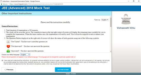 JEE Advanced Mock Test Released MyPAT Blog