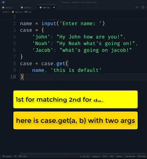 Switch Case In Python Shorts Python Programming Youtube