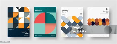 비즈니스 프리젠 테이션 벡터 A4 수직 방향 전면 페이지 모형 세트 기업 보고서 커버 추상 기하학적 일러스트 디자인 레이아웃 번들 회사 Id 브로셔 템플릿 컬렉션입니다 0