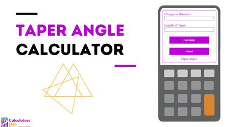 Taper Angle Calculator Online