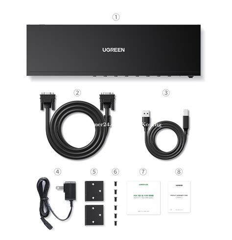 UGREEN VGA KVM 8 In 1 Out Switch 1080P 60Hz 70440 Price 89 In Phnom Penh Cambodia MENG