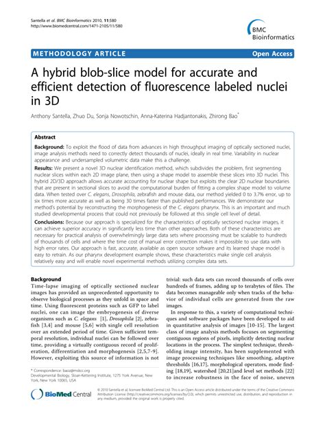 pdf a hybrid blob slice model for accurate and efficient detection of