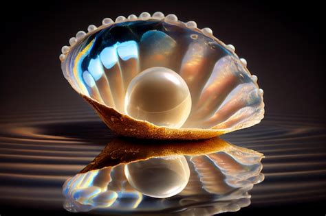 Premium AI Image Pearl Of The Sea AI Generated