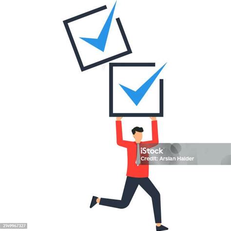 Task Management And Verify Task Complete And Scheduling For Task List For Work Concept Stock