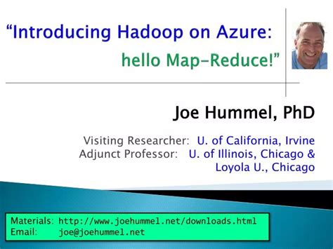 Ppt Introduction To Hadoop On Azure Map Reduce Demos Powerpoint Presentation Id 1695754