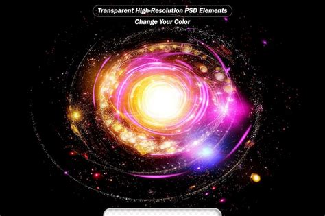 Premium Psd Abstract Design Made Of Particle Systems And Fractal Graphics