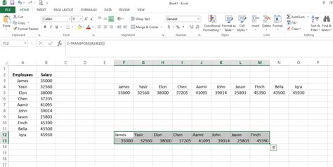 3 Ways To Transpose Data Horizontally In Excel