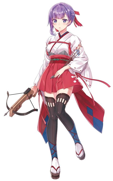 Miyao Jou Shirohime Quest French Braid Absurdres Artist Request Highres 1girl Arrow