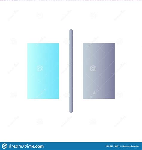 Transition Flat Gradient Color Ui Icon Stock Vector Illustration Of Flat Logo 254319481