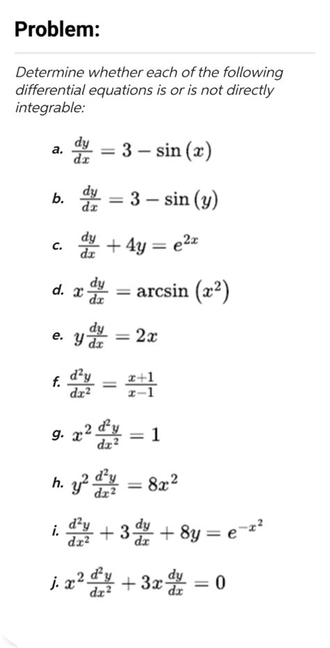Differential Equations Problems Studocu