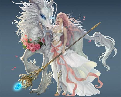 Cute Anime Dragon Girl Wallpapers Wallpaper Cave