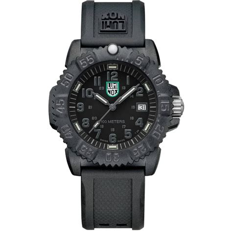 Luminox X22072 Unisex G Sea Lion Black Dial Rubber Strap Watch