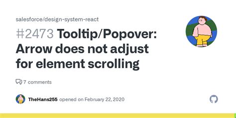 Tooltippopover Arrow Does Not Adjust For Element Scrolling · Issue 2473 · Salesforcedesign