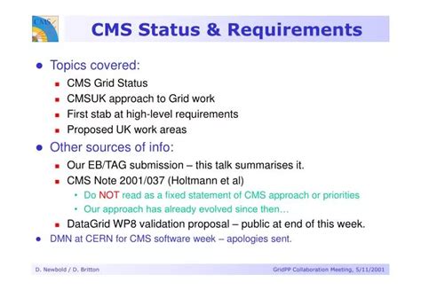 PPT CMS Status Requirements PowerPoint Presentation Free Download ID 5734761