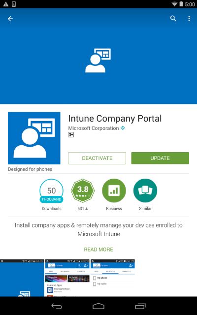 Office 365 Mobile Device Management Enrolment For Android