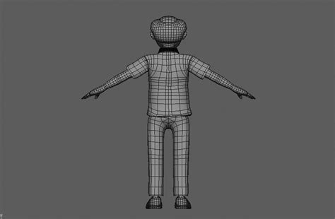 3d Old Man Rigging Model Turbosquid 2022881