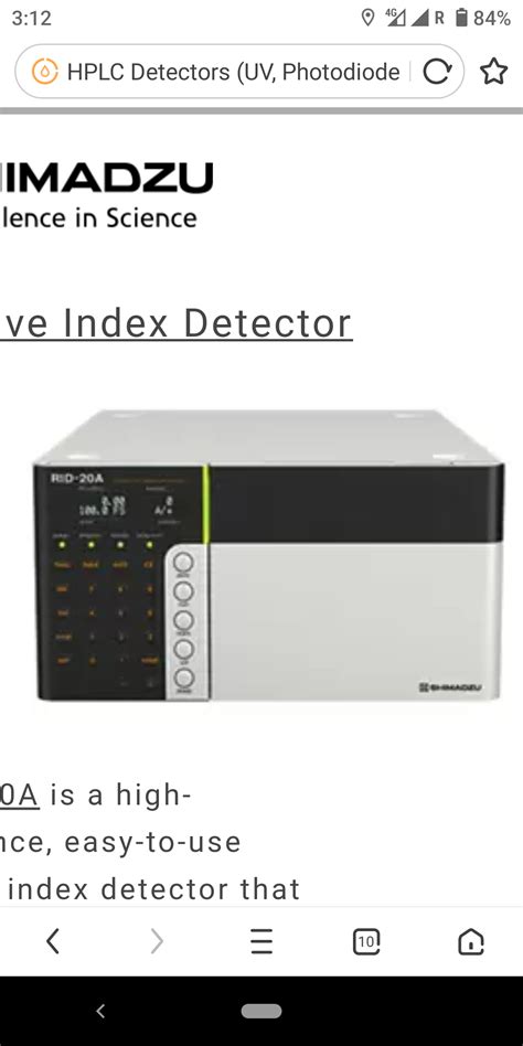 Is Rid 20a Refractive Index Detector From Shimadzu Suitable For Stepwise Elution In Hplc