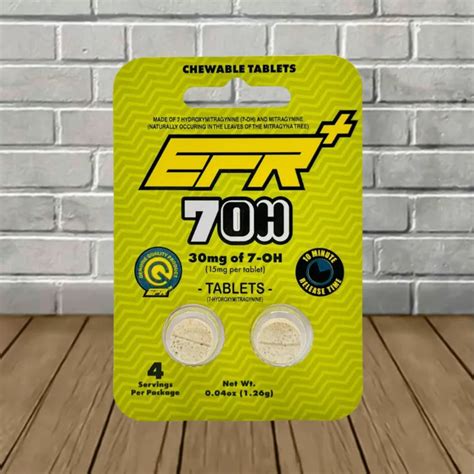 Efr 7oh Chewable Extract Tablets 2ct Tenvape