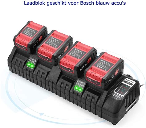 Complete Accu Batterij Set Met Multi Lader Ter Vervanging Voor Bosch Gereedschap Bol Com
