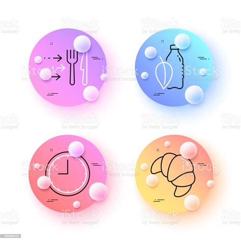 물병 음식 배달 및 시간 최소 라인 아이콘 웹 응용 프로그램의 경우 인쇄 벡터 0명에 대한 스톡 벡터 아트 및 기타 이미지 0명 곡초류 구 Istock