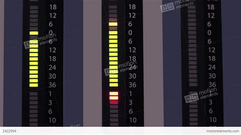 Levels Led Indicator Stock Video Footage 2422994