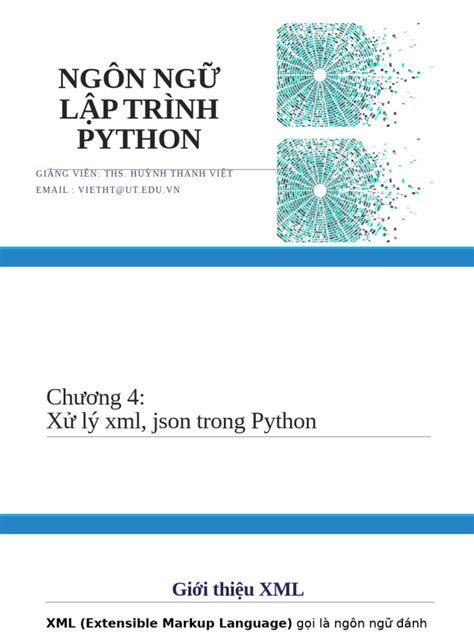 Chương 4 Xử Lý Xml Json Trong Python Pdf