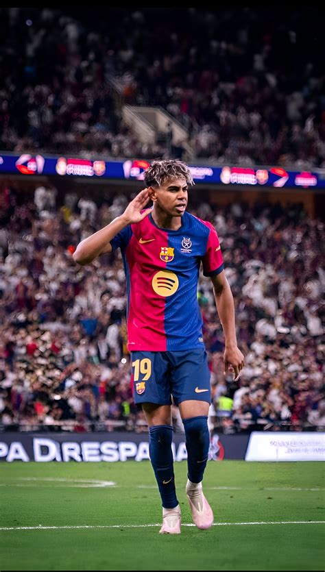 Fc Barcelona Lamine Yamal I Cant Hear You Celebration In 2025 Soccer Event Fc Barcelona